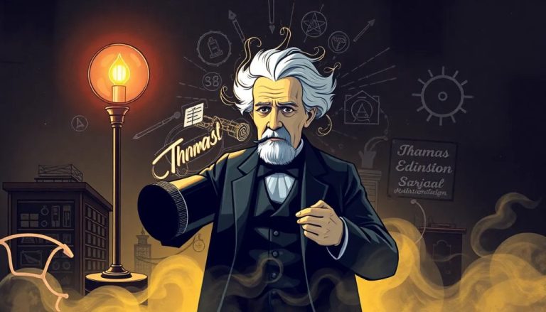 Thomas Edison: EL INVENTOR de la BOMBILLA y FONÓGRAFO